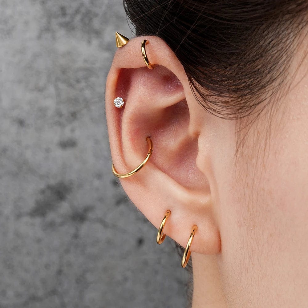 Piercing conch doré - Haute qualité - Livraison offerte